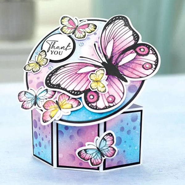 Sheena Die & Stamp Set, Bold Butterflies - Peacock Butterfly - £7.99