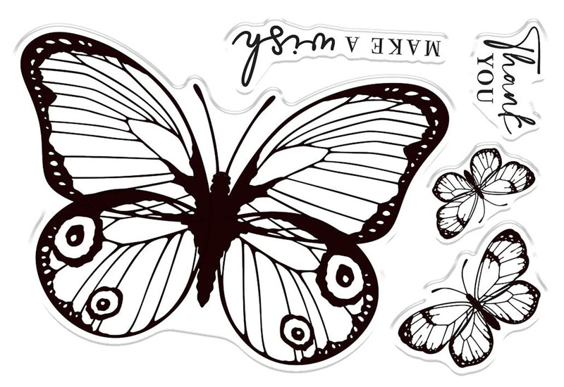 Sheena Die & Stamp Set, Bold Butterflies - Peacock Butterfly - £7.99