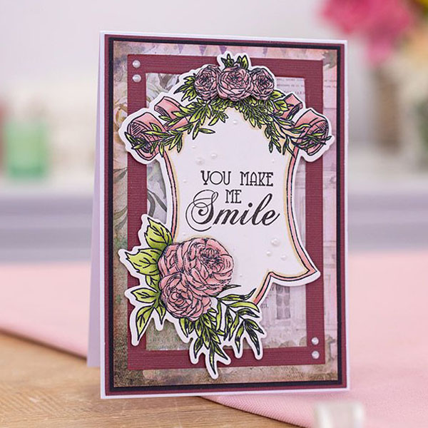 Crafters Companion Die & Stamp Set, Belle Countryside - Grande Frame ...