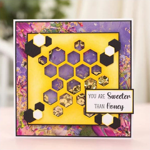 Nature's Garden Cutting Die, Honeysuckle - Wild Flower Honeycomb - £3.99