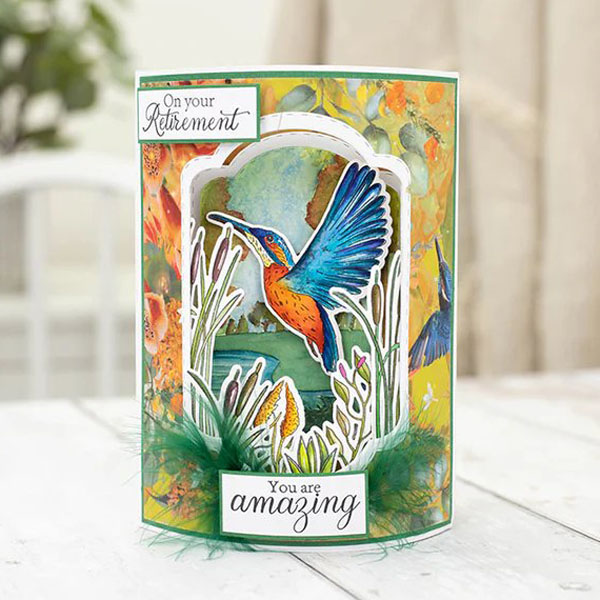 Nature's Garden Cutting Die & Stamp Set, Kingfisher - Flying Gem - £3.99