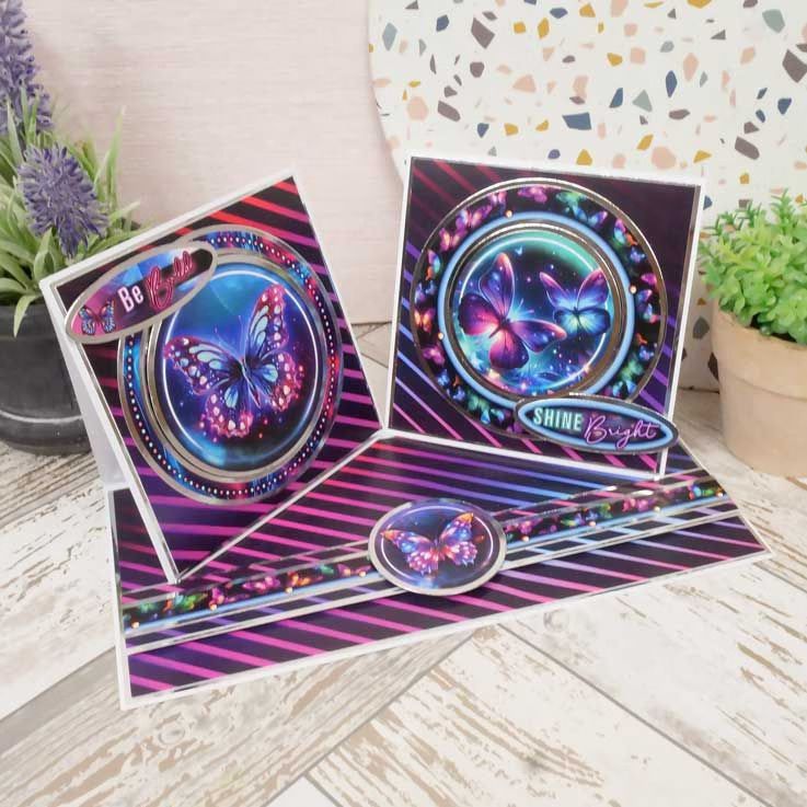 Die Cut Topper Sheet - Beautiful Butterflies - Be Bold - £1.70