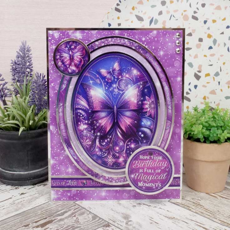 Card Topper Pad - Beautiful Butterflies (24 Sheets) - £19.99