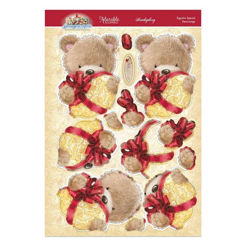 Die Cut Deco-Large Decoupage Set - Spring Is Here, Egg-stra Special - £2.40