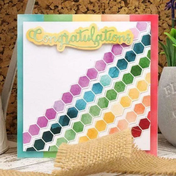 8x8 Duo Design Paper Pad - Hunkydory - Rainbow Honeycomb & Candyfloss ...