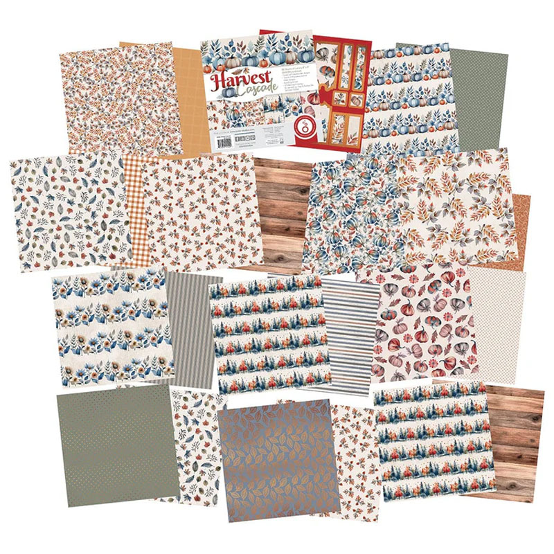 Tonic Studios 8x8 Paper Pad - Harvest Cascade - £8.80